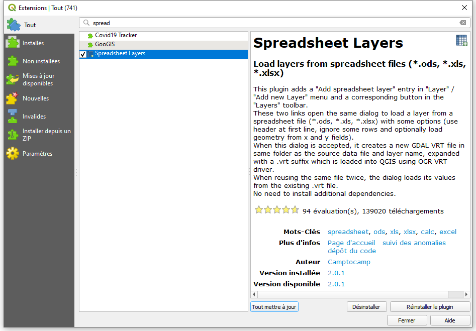 Tutoriel: Importation de données tabulaires dans QGIS | OCWGIS